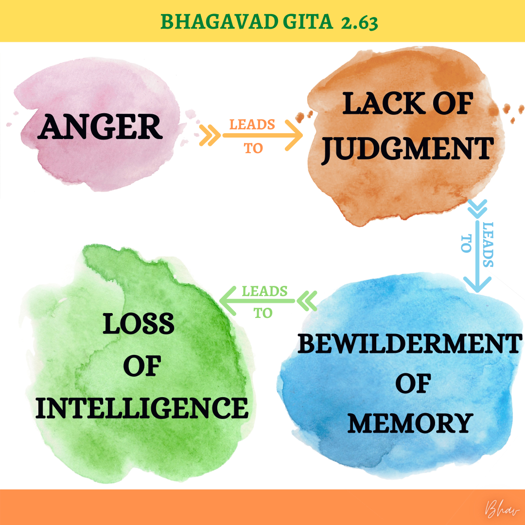 Control of Anger - Bhagavad Gita - VivekaVani