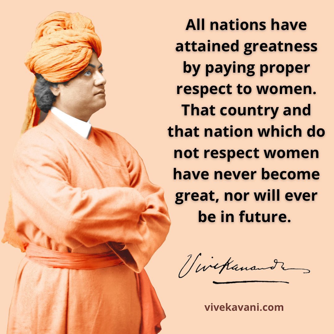 Swami Vivekananda's Quotes On Women And Womanhood - VivekaVani