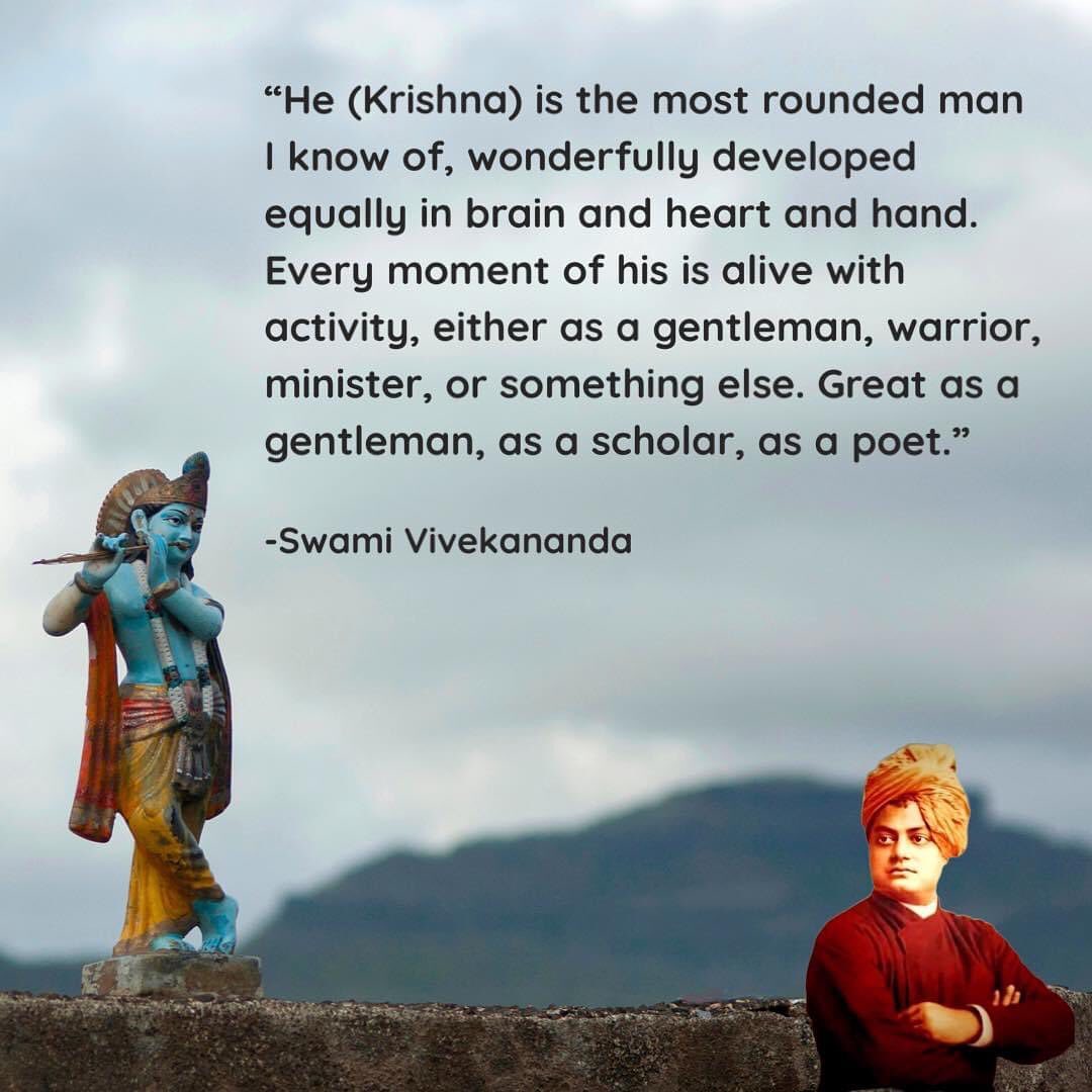 Swami Vivekananda's Quotes On Lord Krishna - VivekaVani
