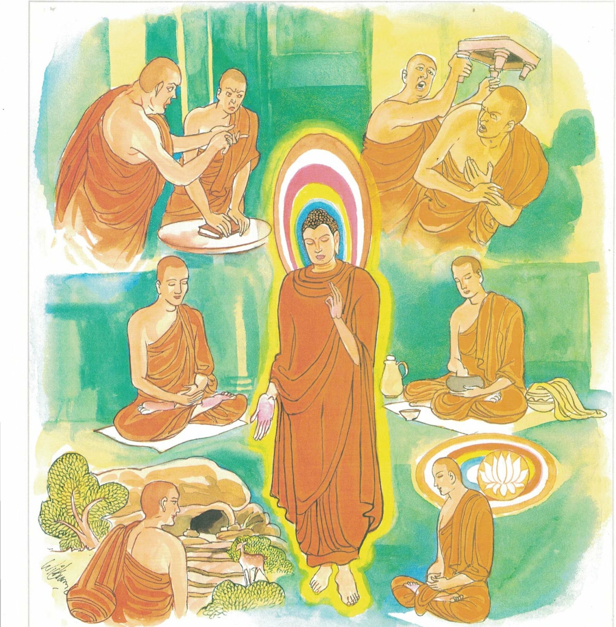 Dhammapada, Verse 183-185 - The Story of the Question Raised by ...