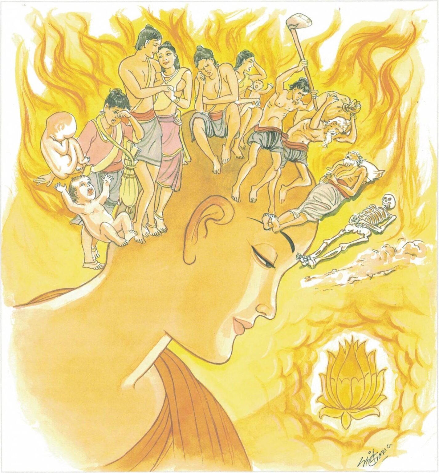 Dhammapada, Verse 277-279 - The Story of Five Hundred Monks - VivekaVani