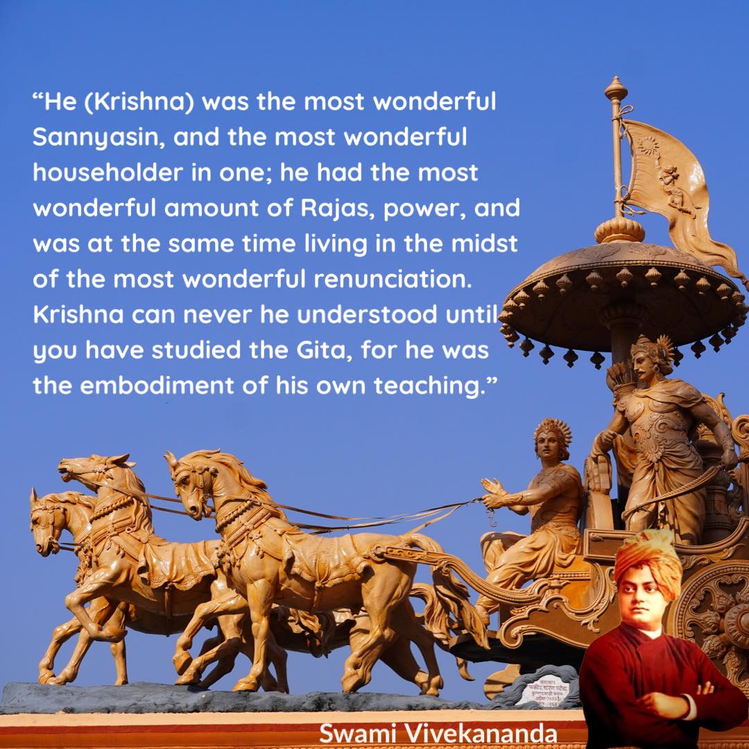Swami Vivekananda's Quotes On Lord Krishna - VivekaVani