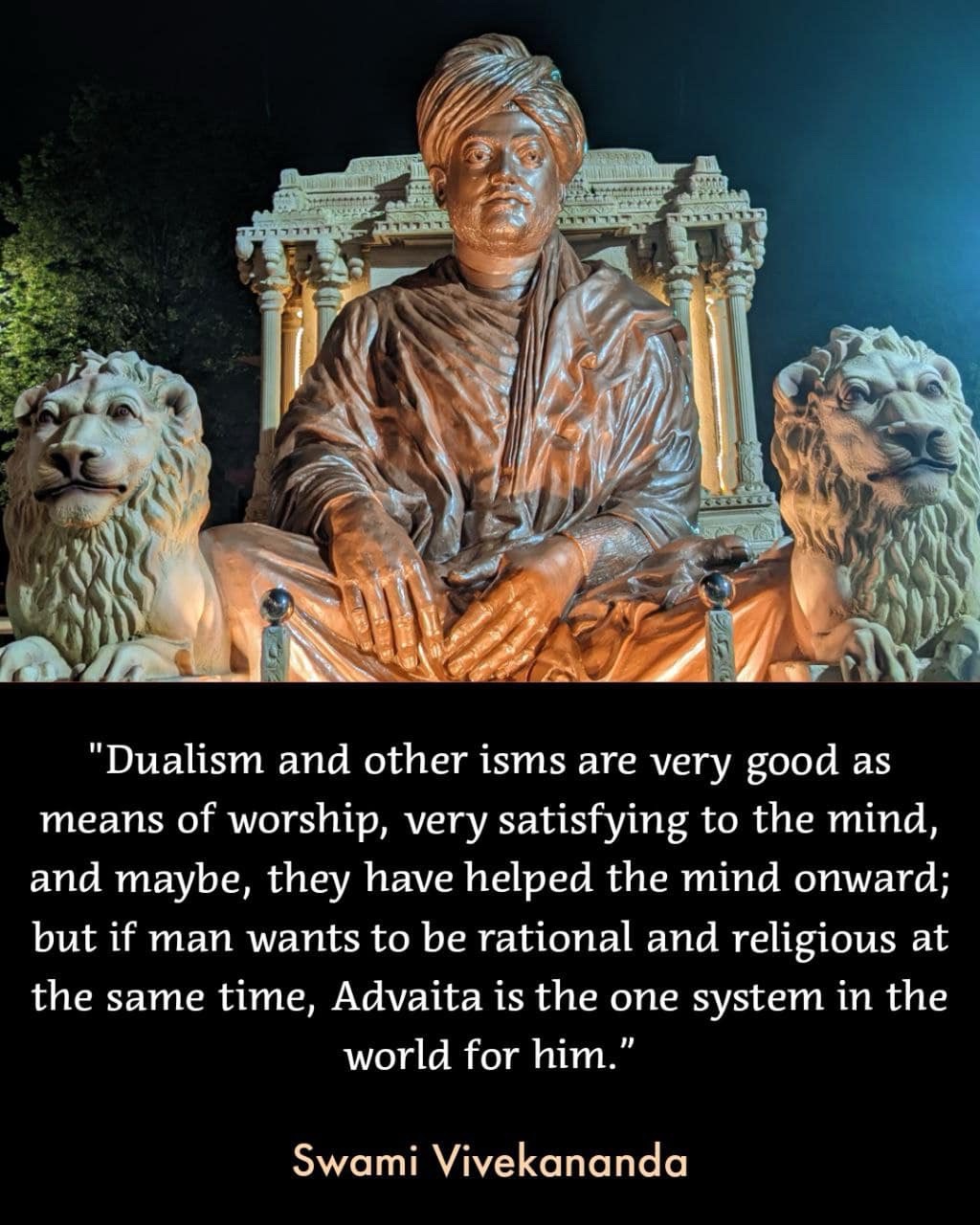 Swami Vivekananda's Quotes On Advaita Or Monism - VivekaVani
