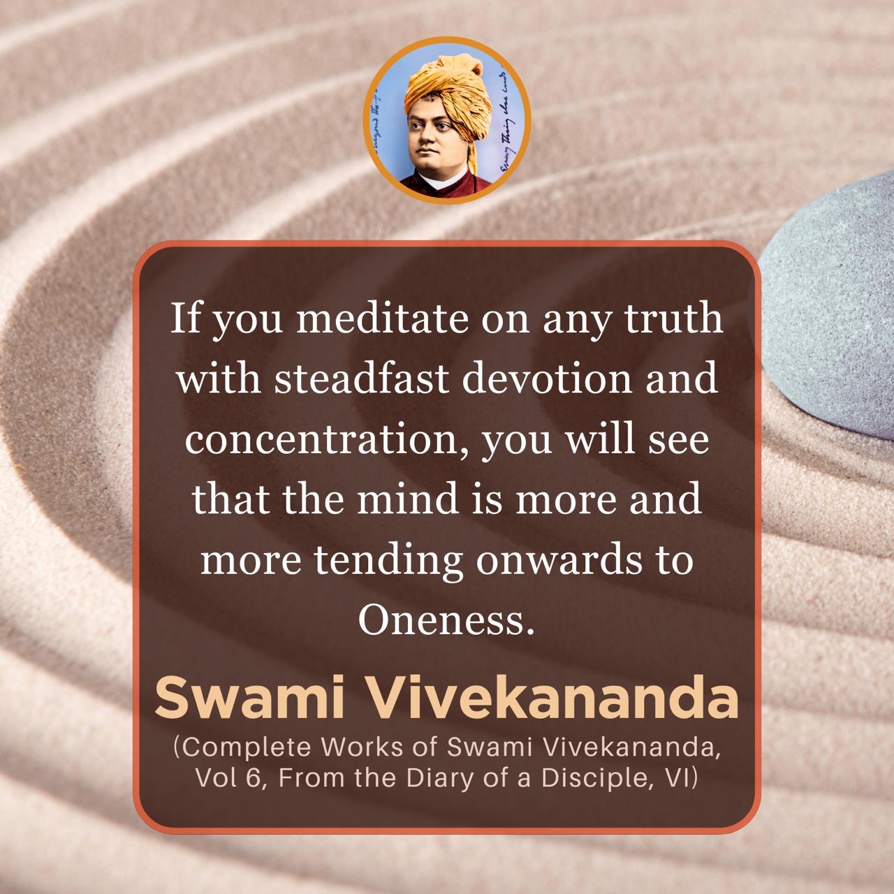 Swami Vivekananda's Quotes On Meditation - VivekaVani